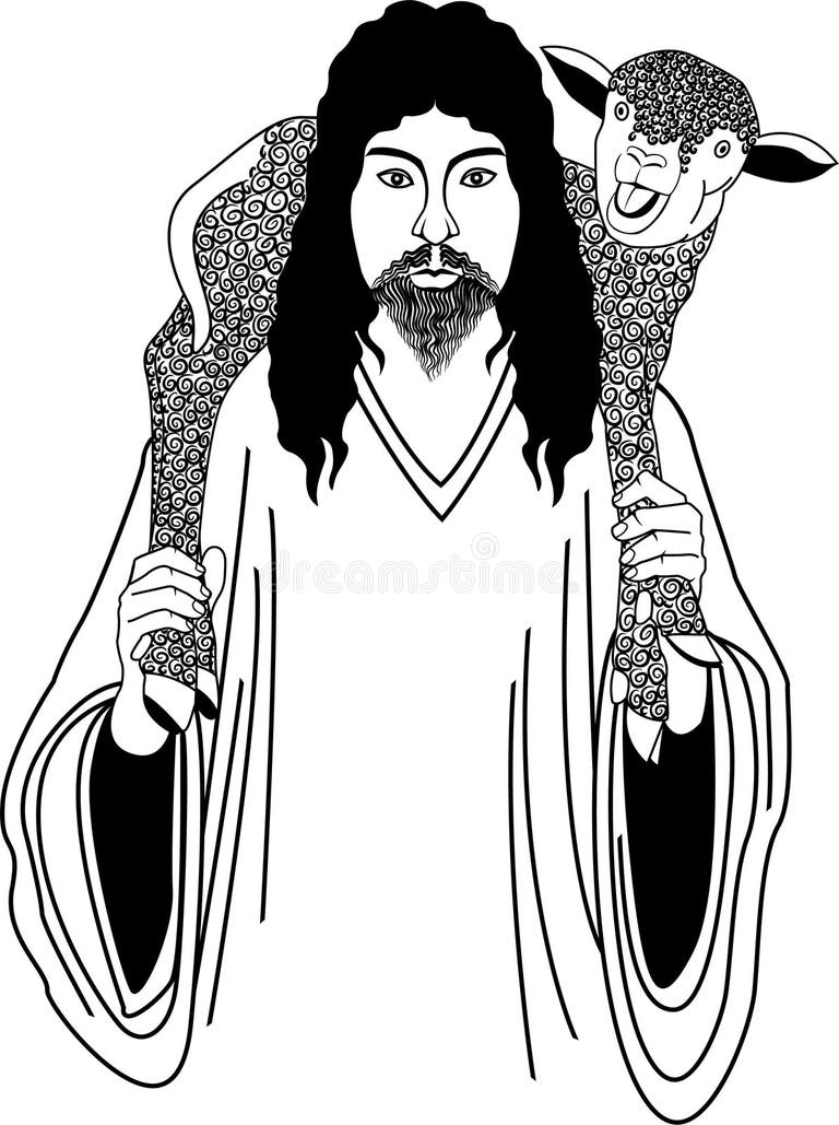 Jesus Sheep Stock Illustrations – 3,132 Jesus Sheep Stock Illustrations ...