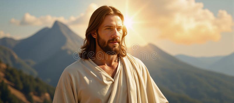 Jesus Shines with Radiant Light during Transfiguration on the ...