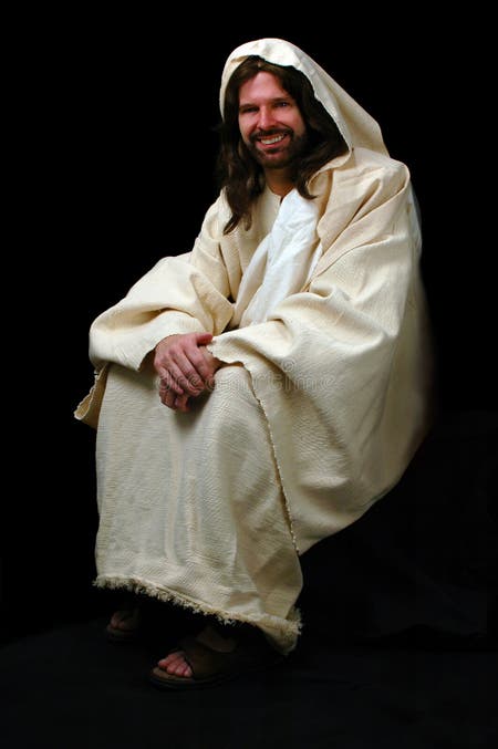 Jesus Sitting stock image. Image of faith, heaven, christian - 1876003