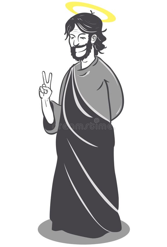 Jesus Smiling Stock Illustrations – 888 Jesus Smiling Stock ...
