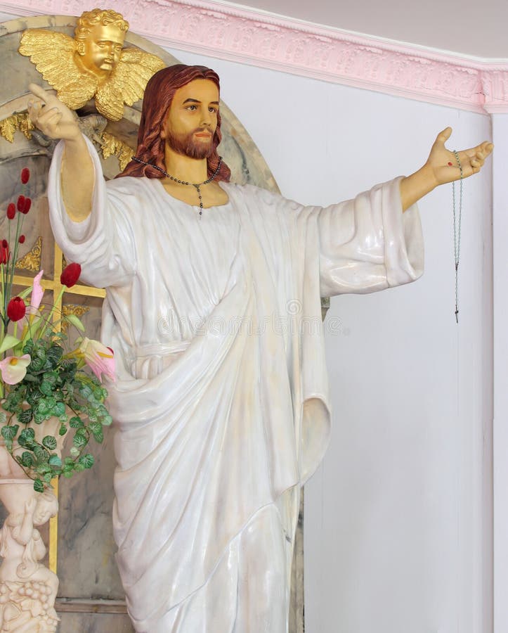 Jesus statue stock image. Image of marble, beautiful - 23515487