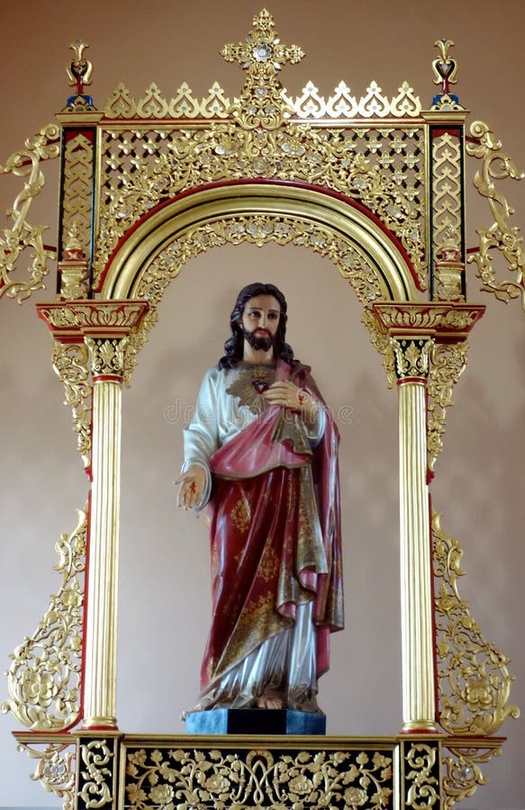Jesus Statue stock photo. Image of statue, color, christ - 80479732