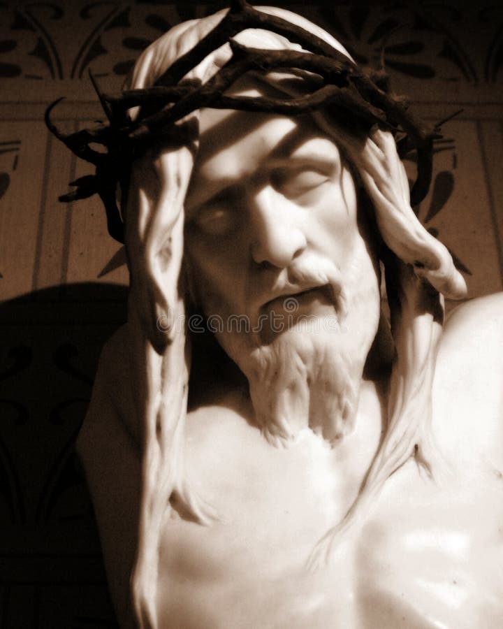Jesus staty fotografering för bildbyråer. Bild av snidit - 1447361