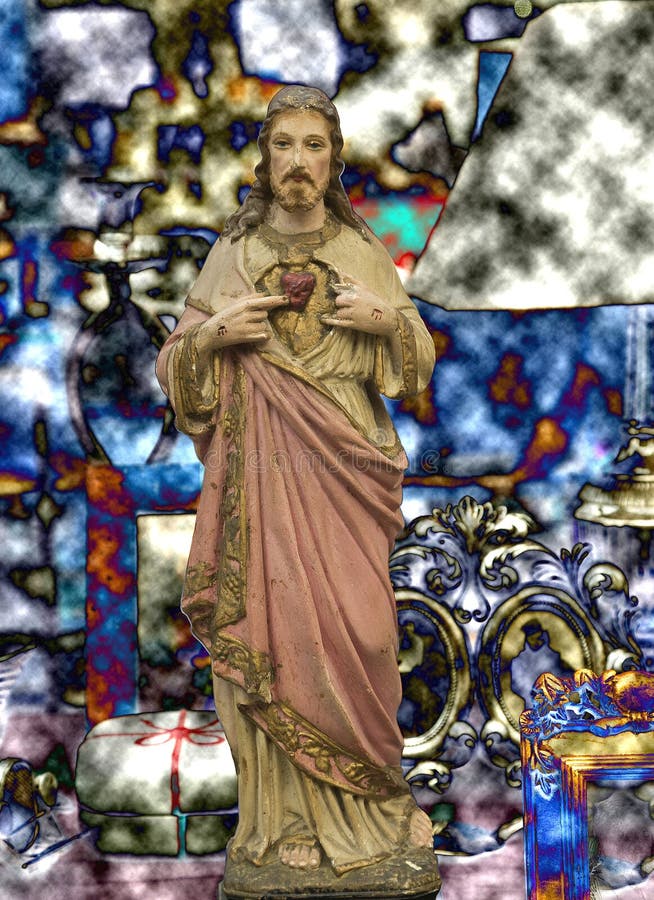 Jesus Van Nazareth-zoon Van God Stock Afbeelding - Image of geprofeerd ...