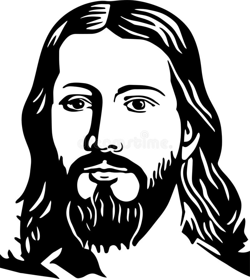 Jesus Vector Illustration on a Isolated Background Stock Vector ...