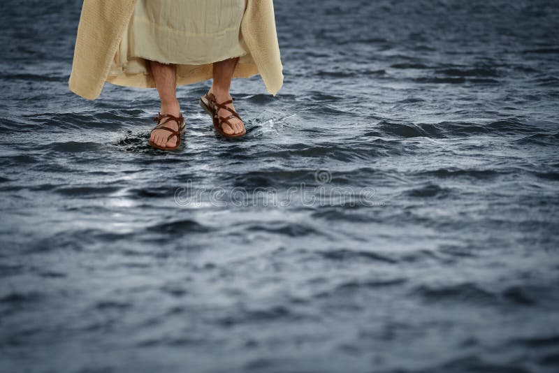 Jesus Walking on Water stock image. Image of christianity - 93558337 Jesus Walking on Water stock image. Image of christianity - 93558337