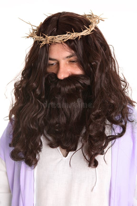 Jesus Wearing Purple Robe Crown Stock Photos - Free & Royalty-Free ...