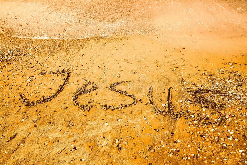 Jesus Name Sand Stock Photos - Free & Royalty-Free Stock Photos from ...