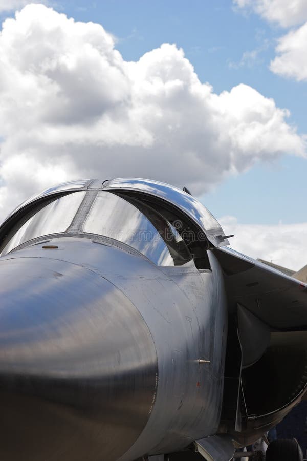 Nose Section Of Fighter Jet Stock Image - Image of front, worn: 2144309