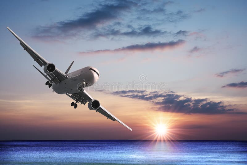 Jet aircraft stock photo. Image of conceptual, landing - 18323368