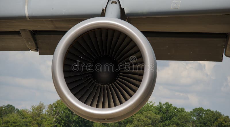 Transport Aircraft with Open Hatch Stock Image - Image of front ...