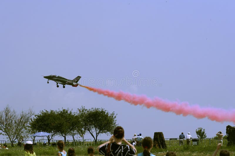 Jet Aircraft during Take-off Stock Photo - Image of engine, exhibition ...
