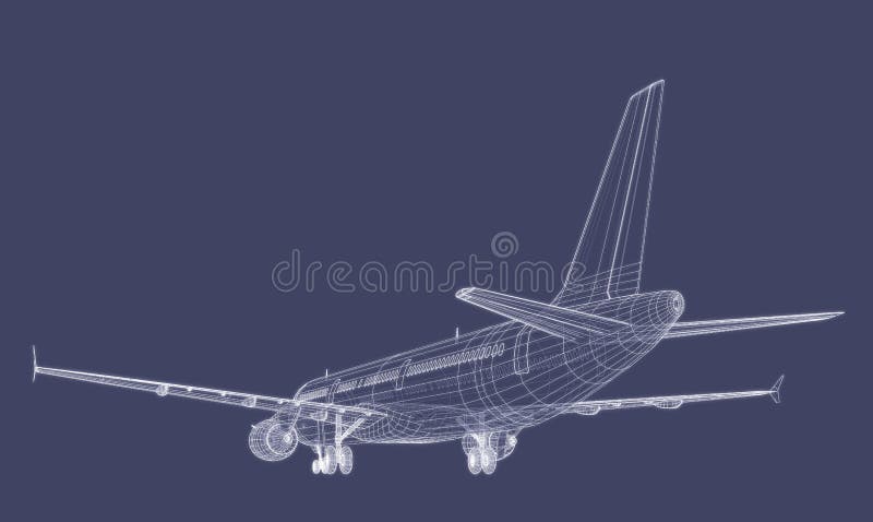 Jet Engine of Aircraft. Part of the Airplane. Side View. Aerospase ...