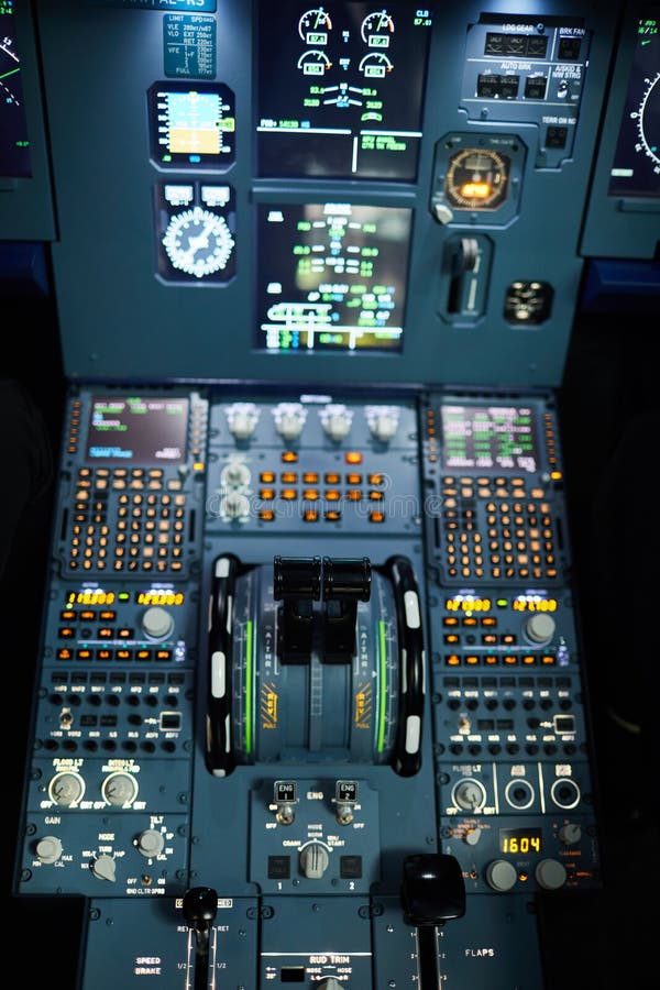 Jet airplane cockpit stock photo. Image of navigational - 2327904