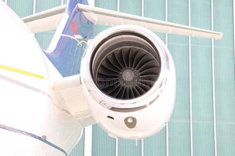 Jet Airplane Engine stock image. Image of airplane, airport - 82840929