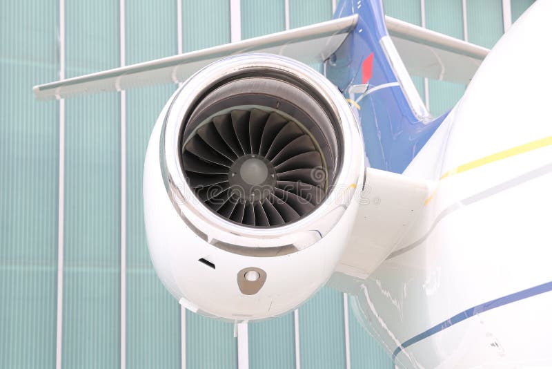 Jet Airplane Engine stock photo. Image of transportation - 82840978