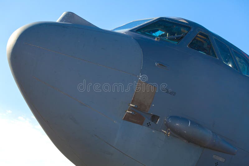 Jet Americano Del Bombardero B-52 Foto de archivo - Imagen de potencia ...