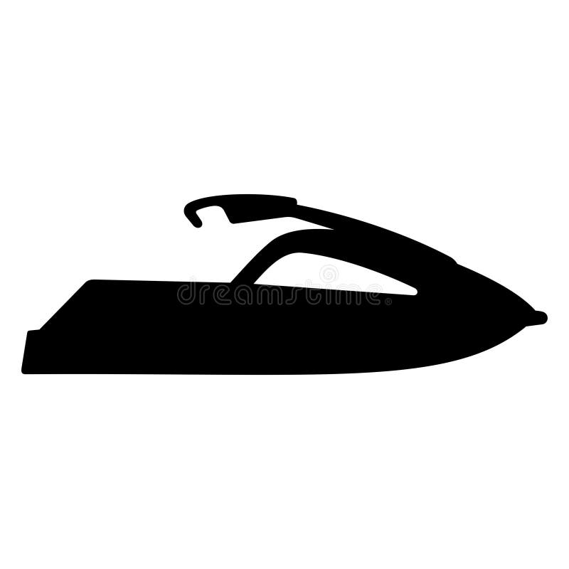 Jet boat stock vector. Illustration of boat, transport - 89538027