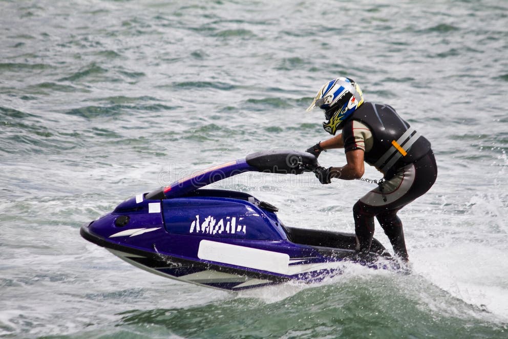 Jet boat racing stock image. Image of rider, motorboat - 26845921