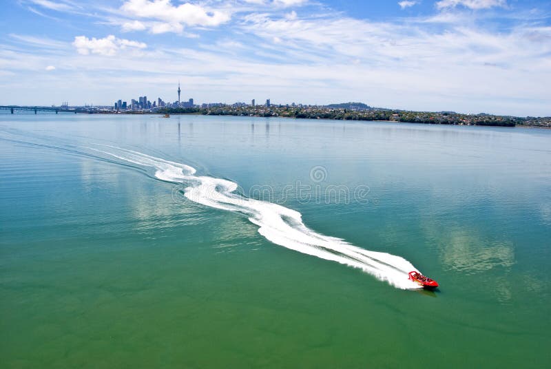 Jet Boating - Auckland Harbour Editorial Stock Photo - Image of life ...