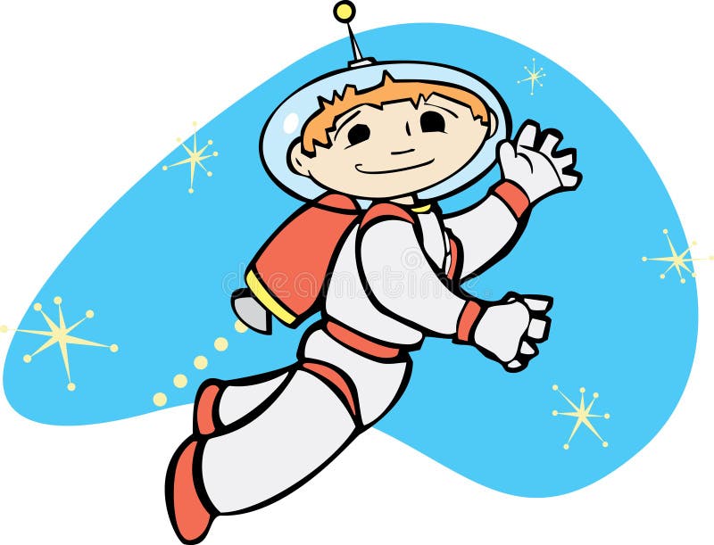 Jet Boy stock vector. Illustration of orbit, atomic, retro - 9763353