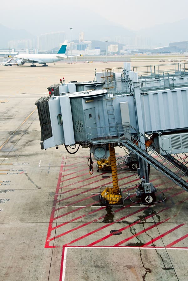Jet bridge stock image. Image of plane, aircraft, transportation - 13040255