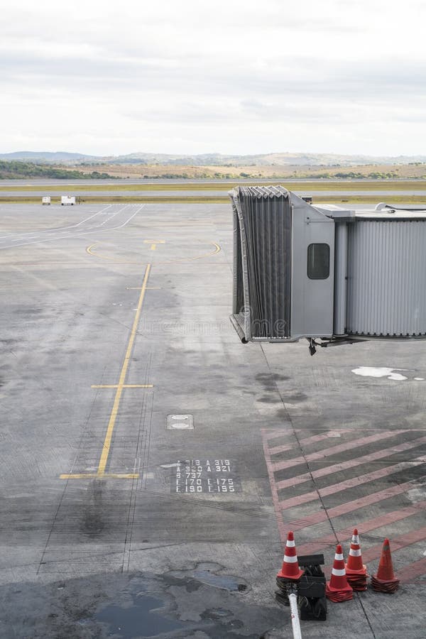 Jet bridge stock photo. Image of arrival, airbridge, empty - 43388126
