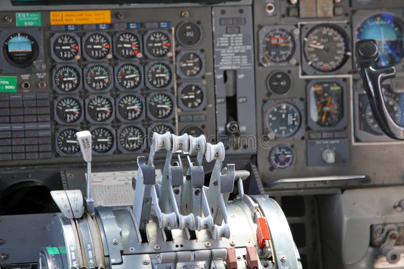 Jet Cockpit stock image. Image of airplane, horizon, boeing - 12354661