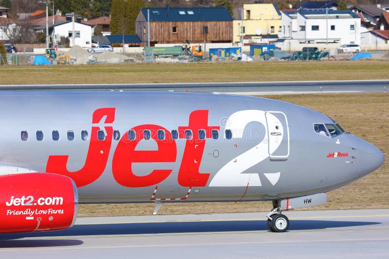 Jet2.com Airlines Close-up View Editorial Stock Image - Image of ...