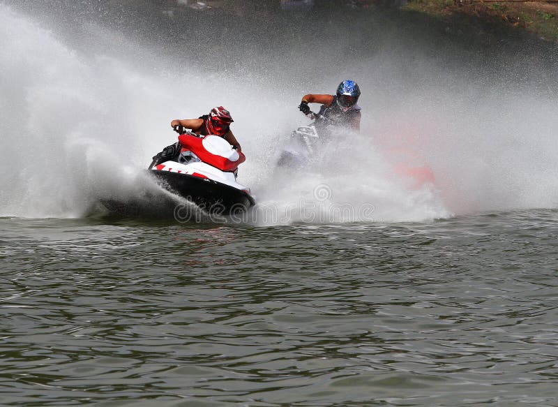 Jet de alta velocidad ski2 imagen de archivo. Imagen de campeonato ...