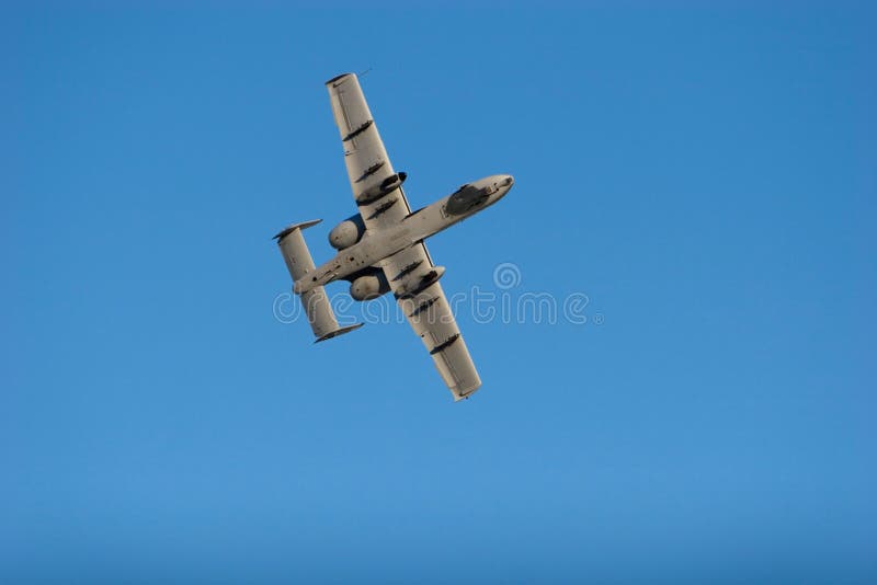 Jet del combate a-10 imagen de archivo. Imagen de ejército - 4478545