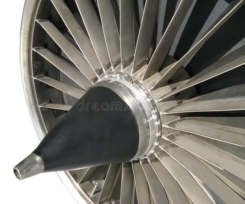 Jet engine stock image. Image of technology, titanium - 33715721