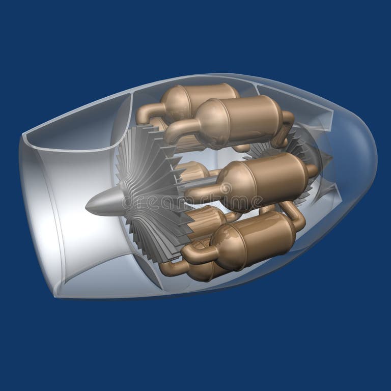 Gas Turbine Jet Engine Stock Illustrations – 380 Gas Turbine Jet Engine ...