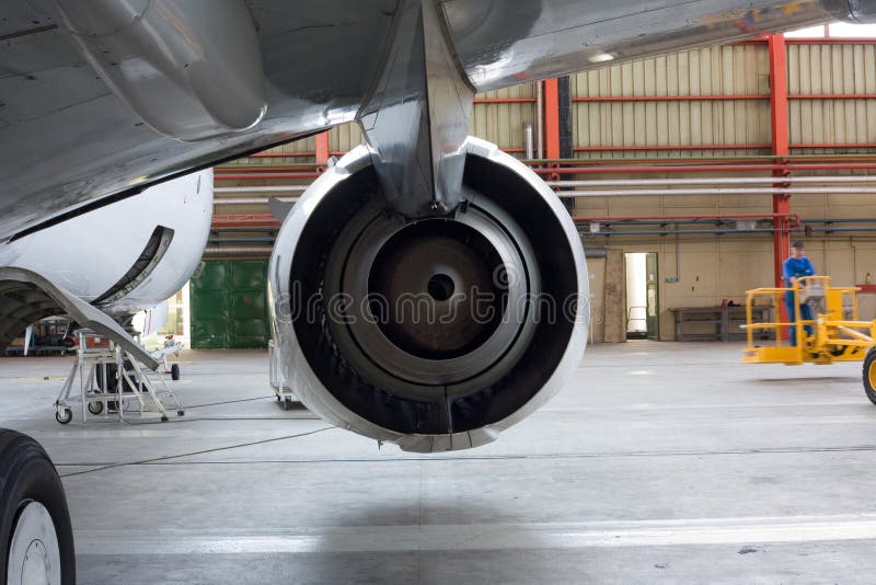 Jet engine at aircraft stock image. Image of private, energy - 3045455