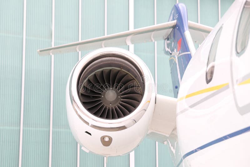 Jet Engine of a Airplane stock photo. Image of plane - 82841026