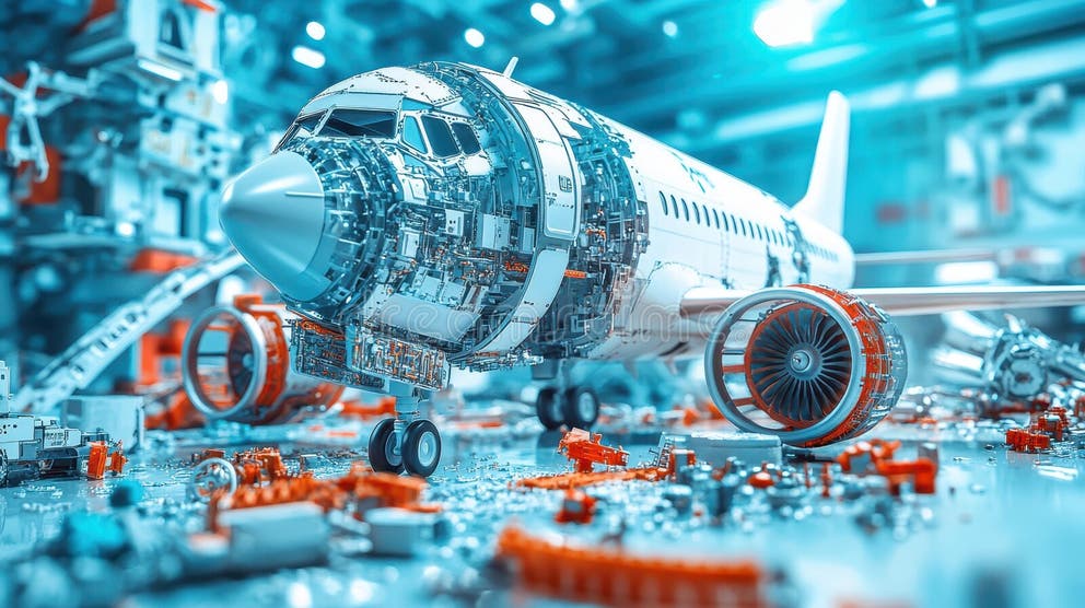 Jet Engine Assembly Line, Glimpse into the Precision Engineering of ...