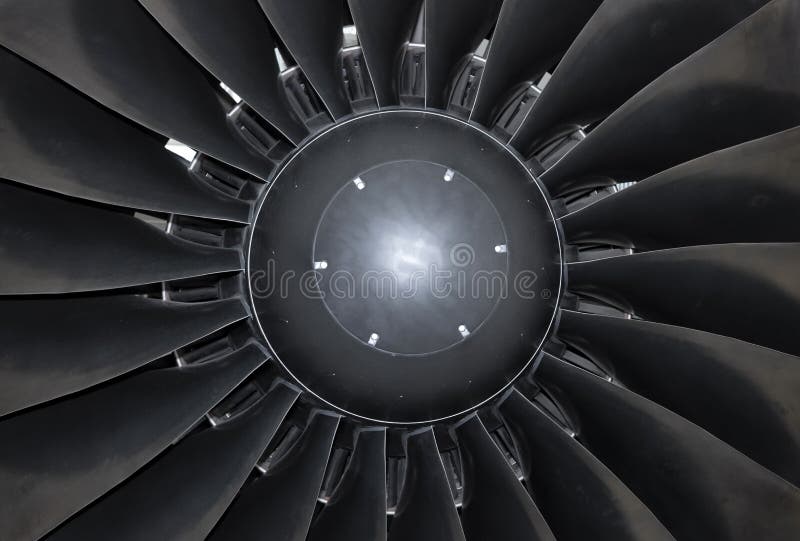 Powerful Aircraft Jet Engine. Generate Ai Stock Image - Image of ...