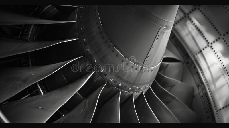 Jet Engine Close Up stock image. Image of flight, energy - 374617881