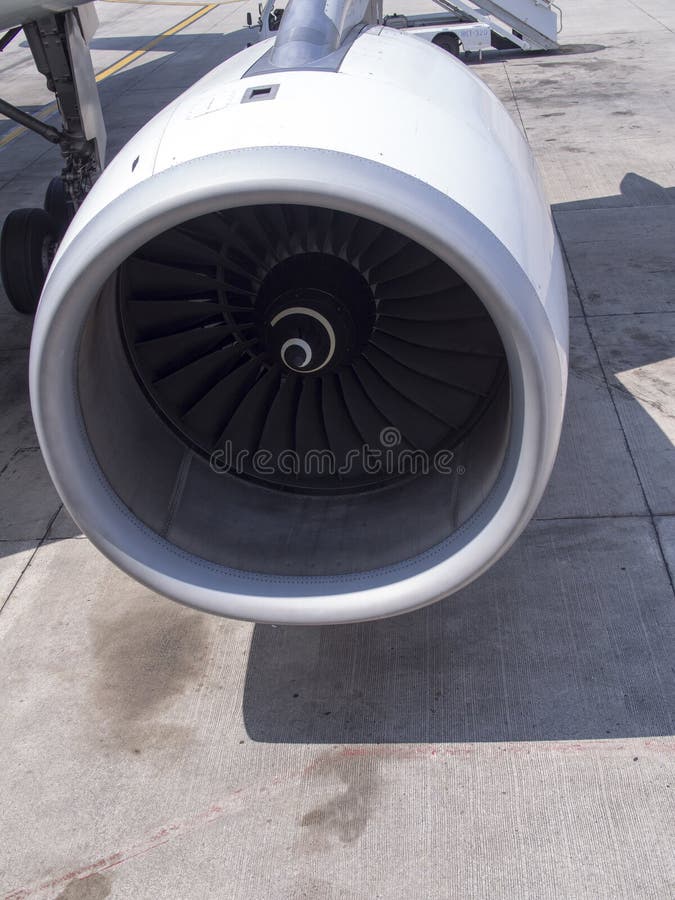 Jet engine stock image. Image of journey, commercial - 56187411