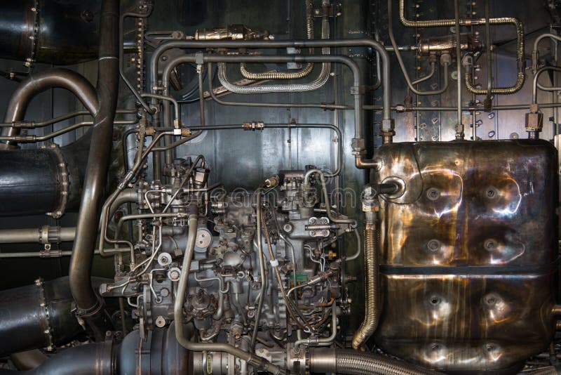 Jet engine detail stock photo. Image of pipes, exhaust - 41357118