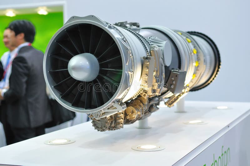 Jet Engine on Display at Singapore Airshow Editorial Photography ...