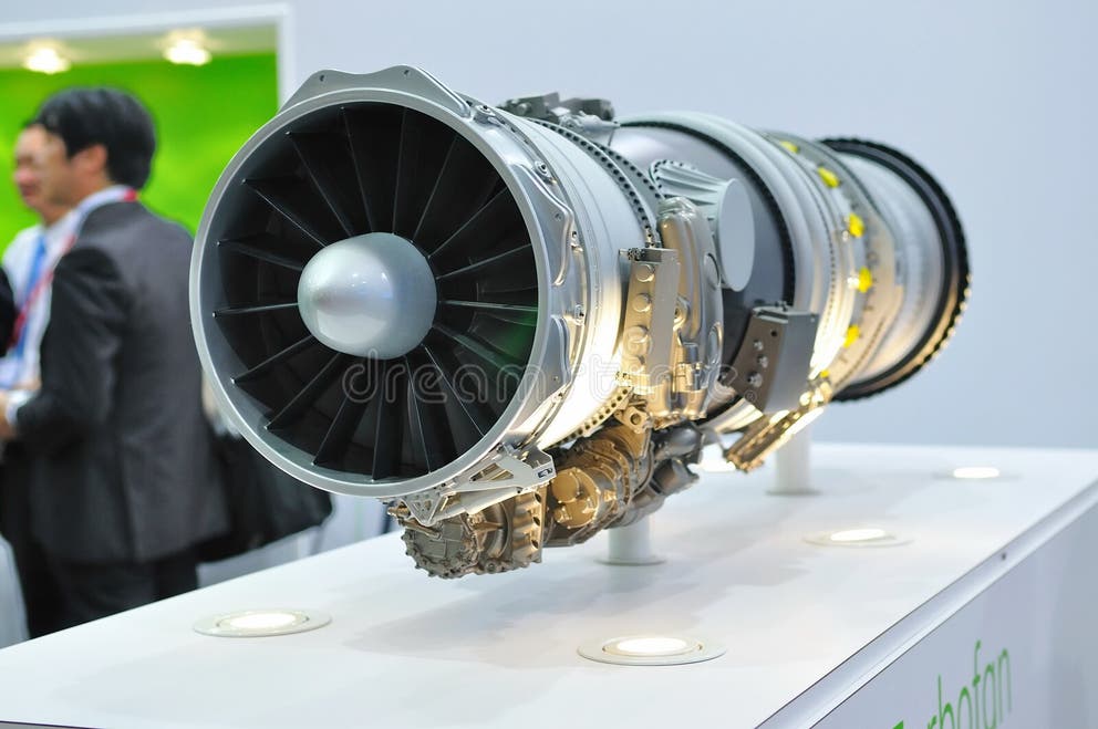 Jet Engine on Display at Singapore Airshow Editorial Photography ...