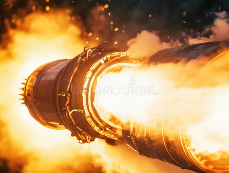 Jet Engine Emission stock image. Image of aviation, machinery - 387869901