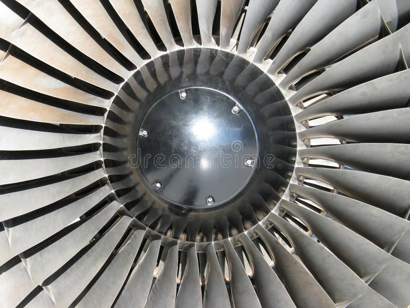 Inside a jet engine stock photo. Image of propel, motor - 2784232
