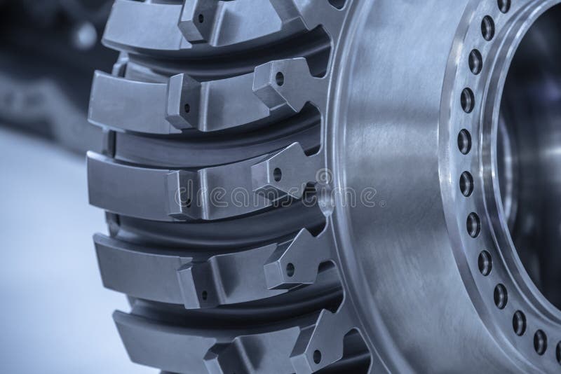 Jet Engine Gear Wheels, Industrial Background. Stock Photo - Image of ...