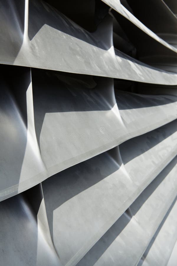 Jet engine inlet vanes stock photo. Image of force, rotor - 23879162