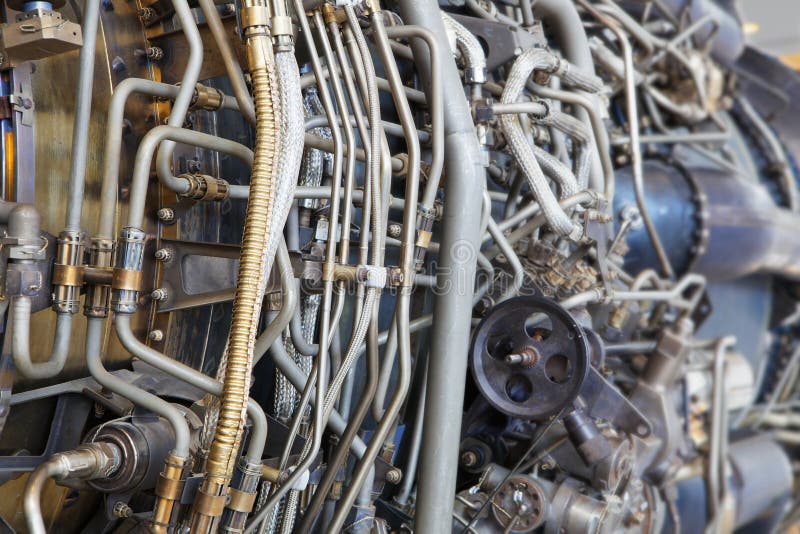 Jet engine internal stock image. Image of power, plane - 25041643