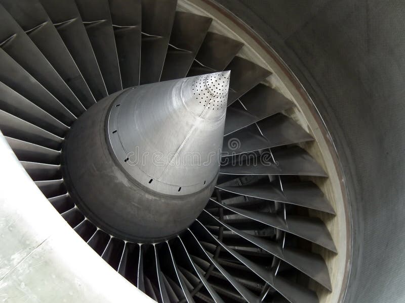 Jet engine stock image. Image of flight, engine, blades - 79856417