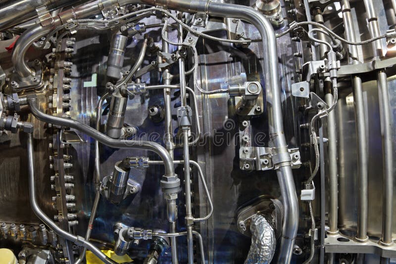 Jet Engine Plumbing stock image. Image of corrosion, pipes - 23195913