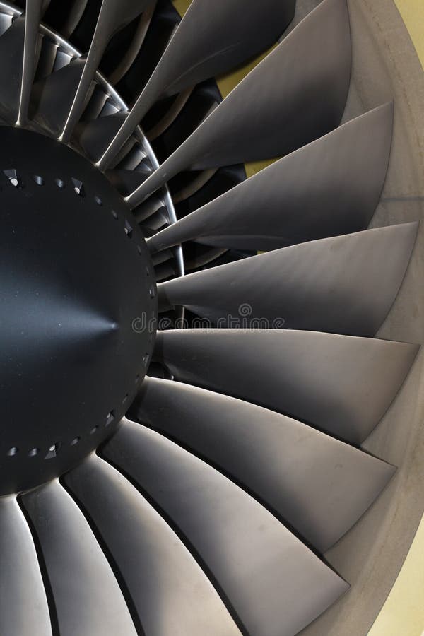 Jet engine passenger plane stock image. Image of carbon - 27008799